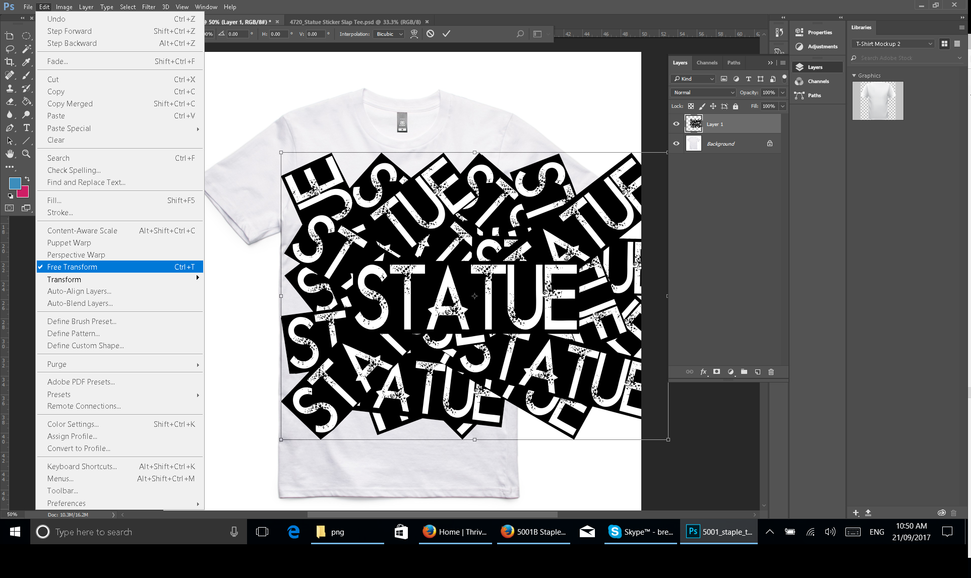 How To Create a Mock Up Product Image | DropShirt Print on Demand
